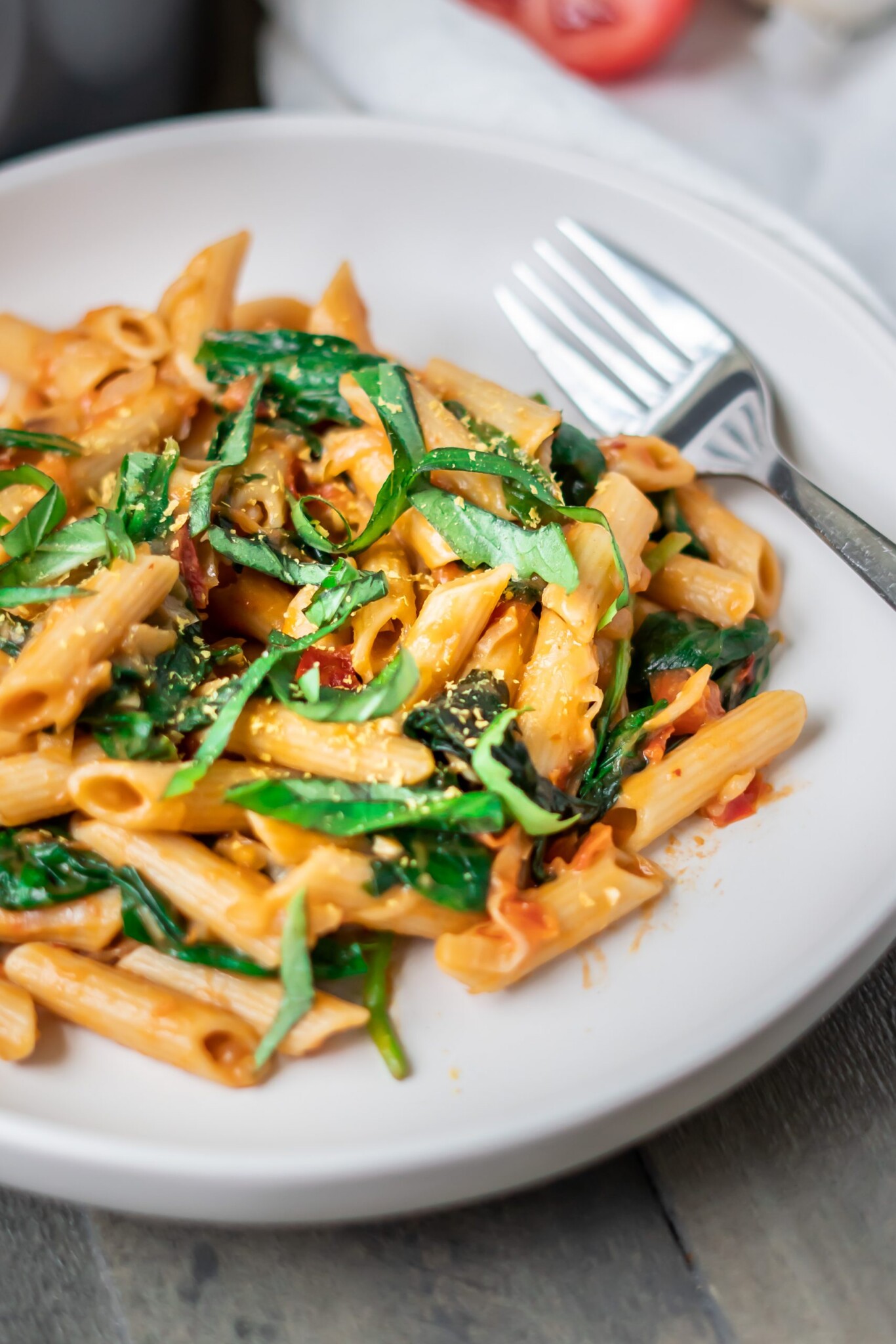One Pot Vegan Lentil Pasta - Vibrantly G-Free
