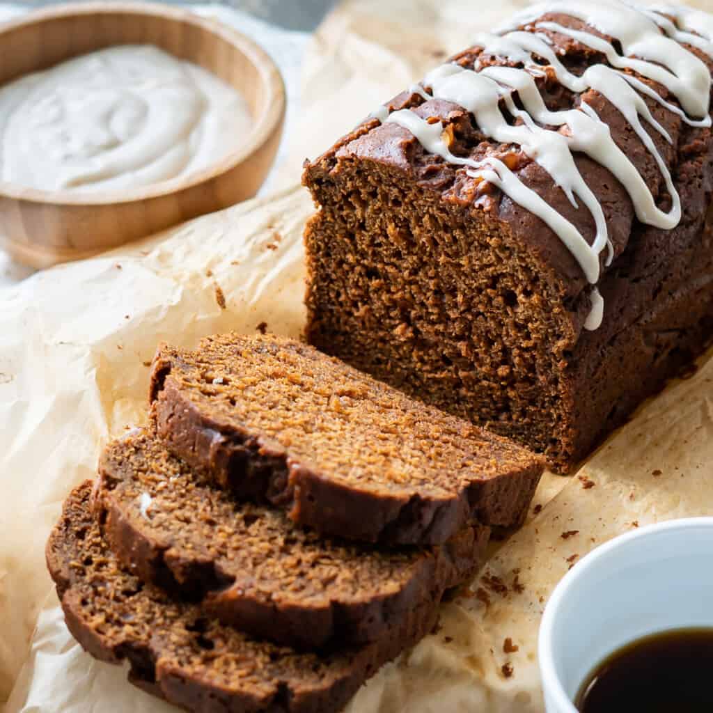 Gluten-Free Gingerbread Loaf Cake - Vibrantly G-Free