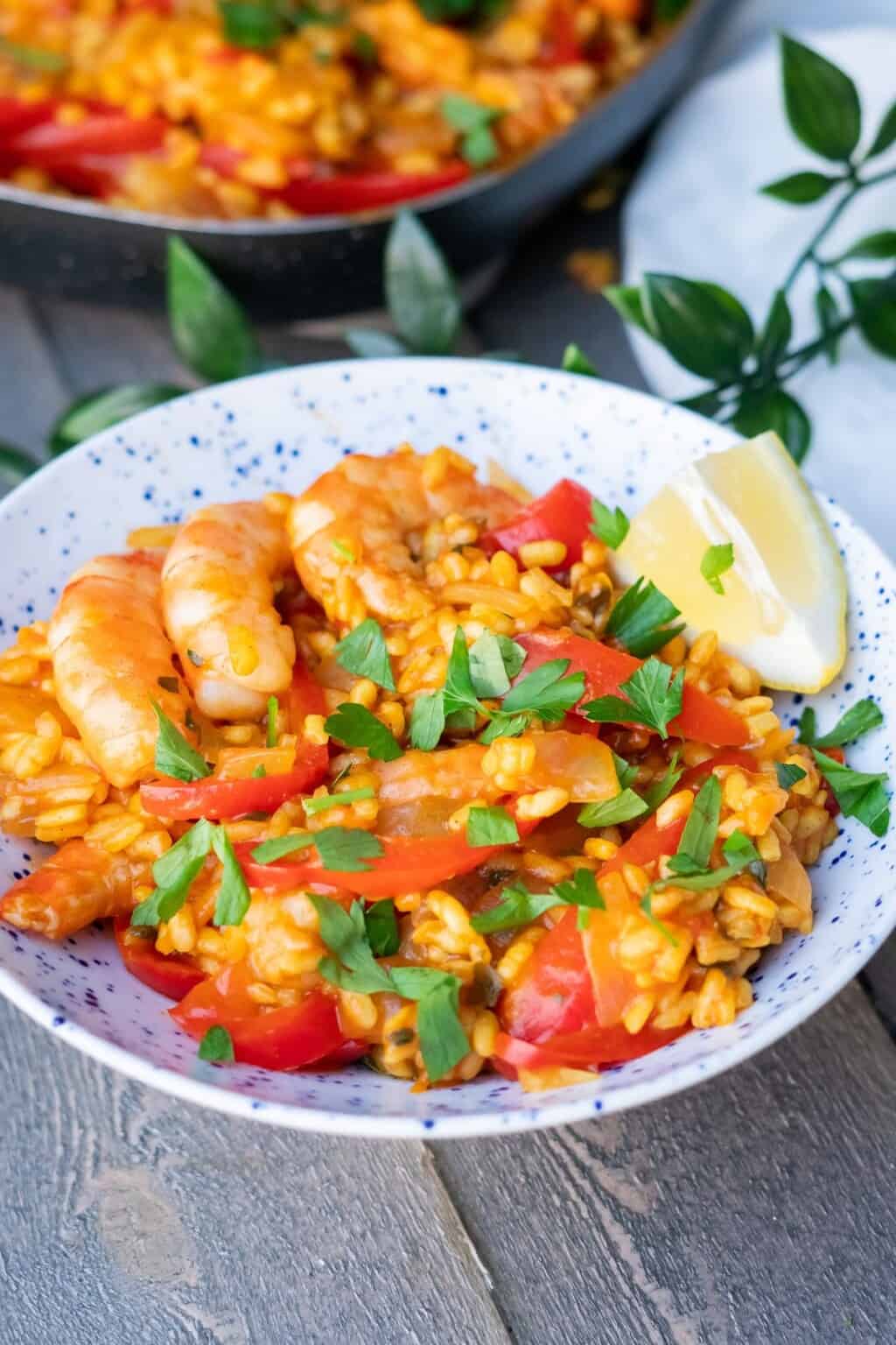 Easy Shrimp Paella Recipe (One Pan, 30 Minutes) - Vibrantly G-Free