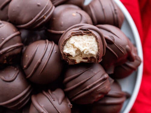 Dark Chocolate Maple Buttercream Candies
